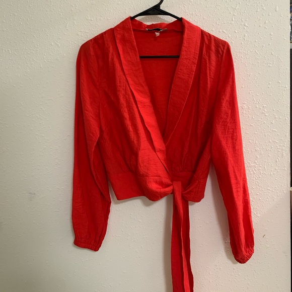 Lush | Tops | Gorgeous Bright Red Blouse | Poshmark